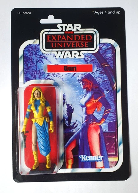 STAR WARS EXPANDED UNIVERSE FEMALE GURI 3.75 Figure Figurine Custom ...