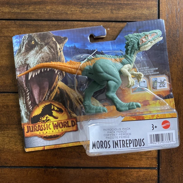 JURASSIC WORLD DOMINION Moros Intrepidus Ferocious Pack Mattel Figure ...