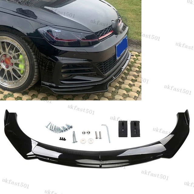 FOR VW GOLF MK5 MK6 MK7 Front Bumper Lip Splitter Chin Spoiler Gloss ...