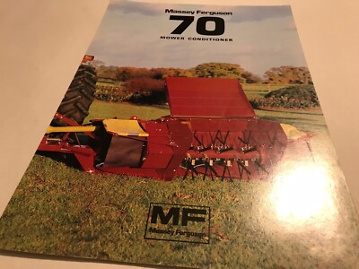 MASSEY FERGUSON MF 70 Mower Conditioner Original 1981 Sales Brochure £ ...