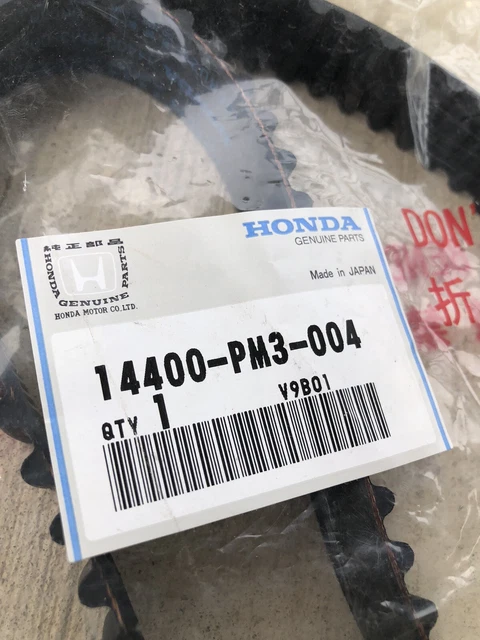 *NEW* GENUINE HONDA Timing Belt (14400-PM3-004) Civic , CRX, DelSol ...