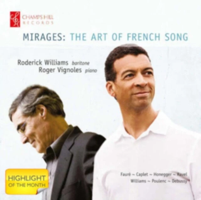 RODERICK WILLIAMS/VI - MIRAGES ART OF FRENCH SONG - Neuf CD - D11501z ...
