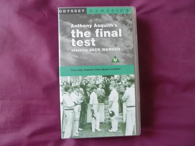 THE FINAL TEST: Used VHS VIDEO TAPE £6.00 - PicClick UK
