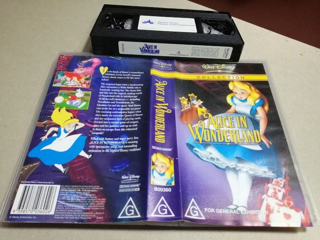 ALICE IN WONDERLAND - RARE Walt Disney Collection VHS Issue - Original Animation $10.05 ...