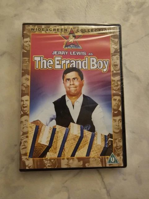 JERRY LEWIS THE Errand Boy, Region 2 DVD, 2004 + Special Features, New ...