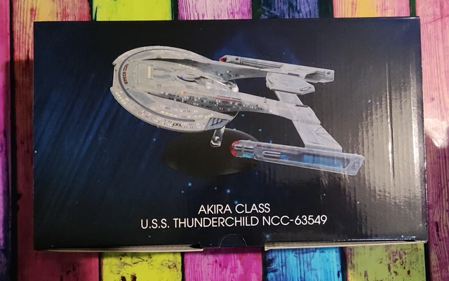 STAR TREK STARSHIPS XL U.S.S Thunderchild Akira Class - Eaglemoss Hero ...