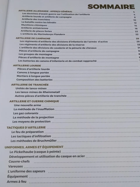 L’ARTILLERIE ALLEMANDE 1914-1918 by HEIMDAL📌6a. EUR 59,00 - PicClick FR