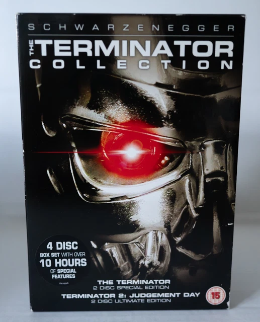 THE TERMINATOR COLLECTION 2 Movie 4 Disc DVD Box Set VGC Science ...