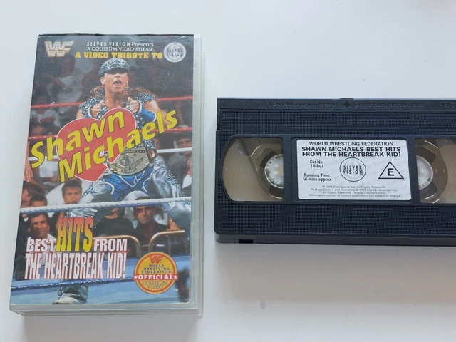 VHS VIDEO CASSETTE Wrestling WWF WWE A Tribute To Shawn Michaels ...