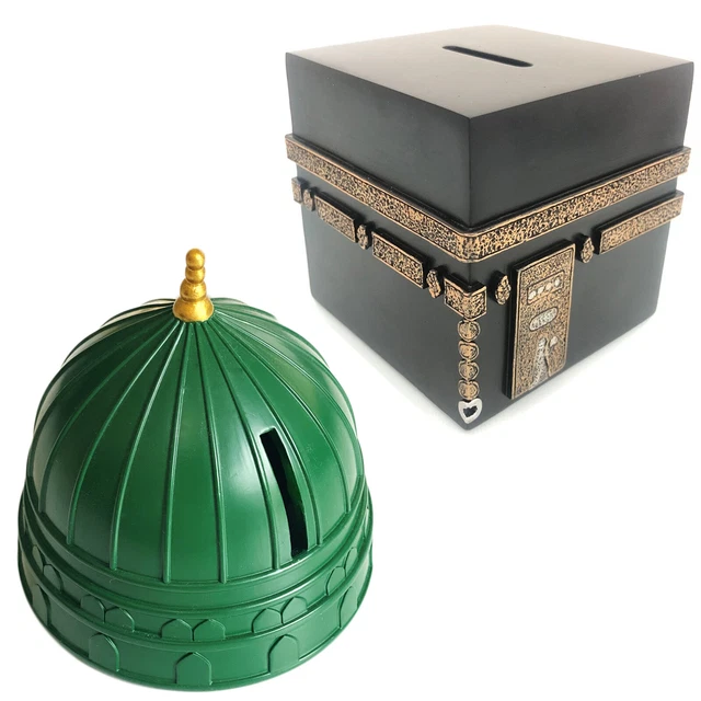 KAABA / MADINA Money Box - Madina Masjid Nabawi Dome Shaped Box For ...