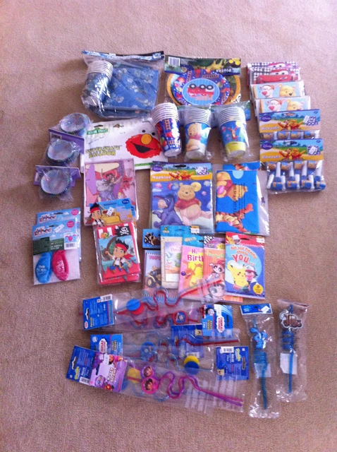 WHOLESALE BULK LOT Of Childrens Licensed Party Supplies -New - Rrp Over ...