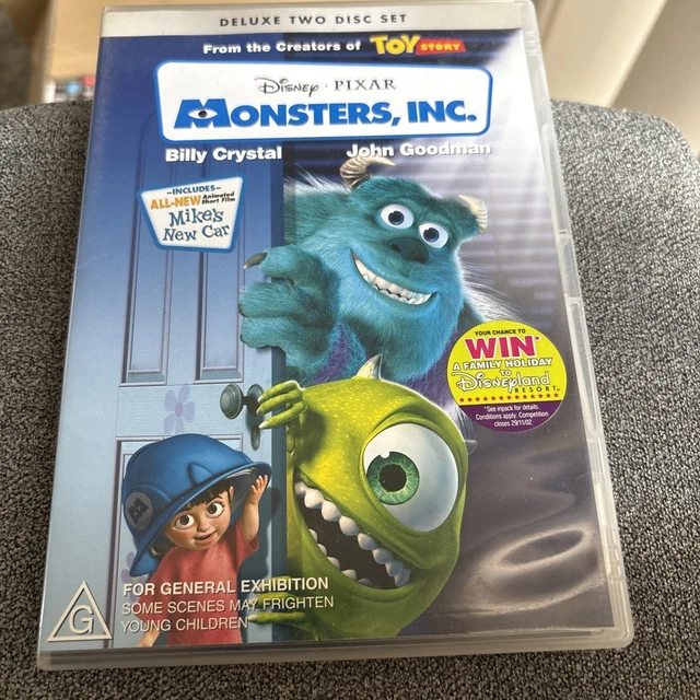 MONSTERS, INC. (DVD, 2001) Region 4 Free Postage $9.95 - PicClick AU