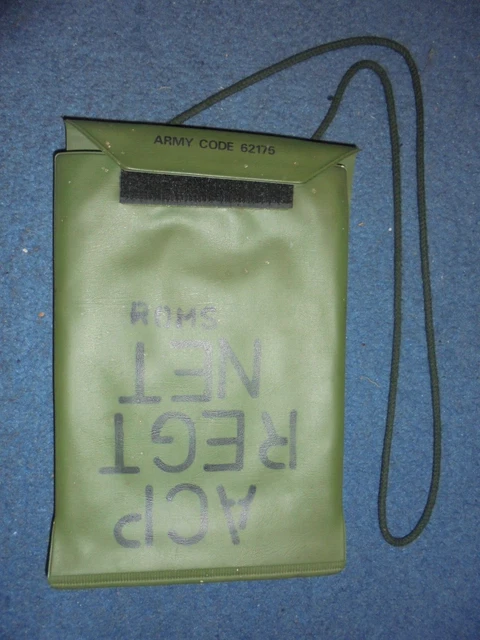 BRITISH ARMY BATCO wallet. Battle code clansman radio code. £38.50 ...