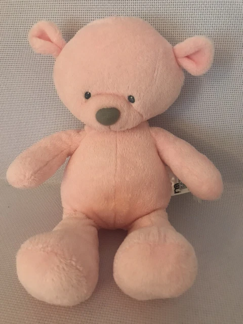 MOTHERCARE TEDDY BEAR Pink Soft Plush Toy 10” £11.99 - PicClick UK