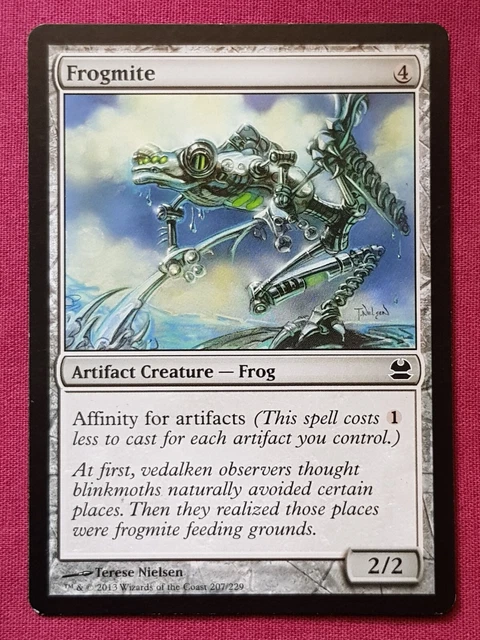 MAGIC THE GATHERING MODERN MASTERS 2013 FROGMITE artifact card MTG EUR ...