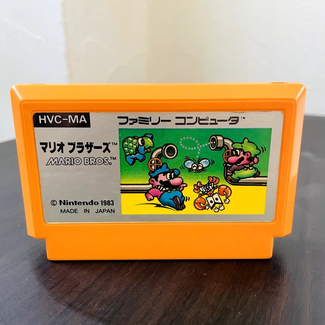 MARIO BROS. PICTURE Label Version Nintendo Famicom NES 1983 HVC-MA ...