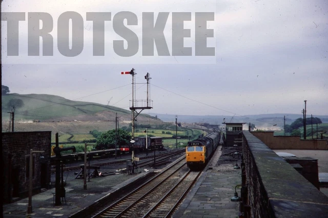 35MM SLIDE BR British Railways Diesel Loco Class 50 D413 Tebay 1969 ...