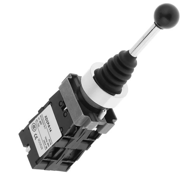 4NO 4 POSITION Joystick Switch 22mm Locked Joystick Industrial Control ...