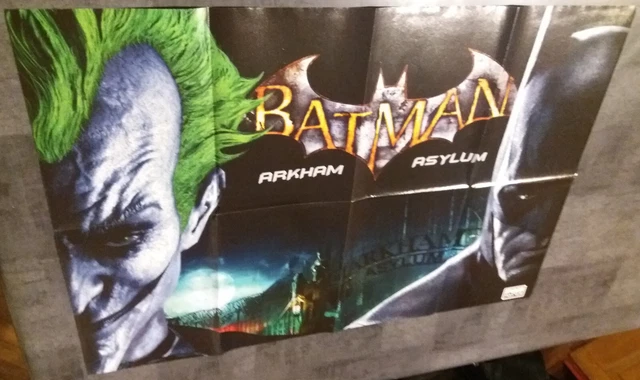 POSTER GÉANT BATMAN: Arkham Asylum EUR 5,99 - PicClick FR