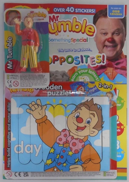 MR TUMBLE SOMETHING Special magazine #140 2023 Stickers + Puzzle ...