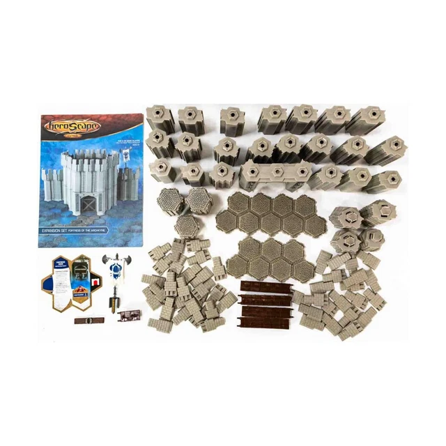WOTC HEROSCAPE WALL and Tower Building Pack - Fortress of the Archkyrie ...