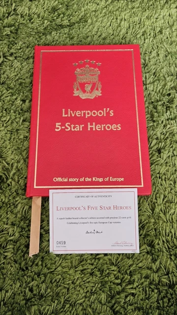 LIVERPOOL FC DANBURY Mint Five Star Heroes COA Limited Edition Rare ...