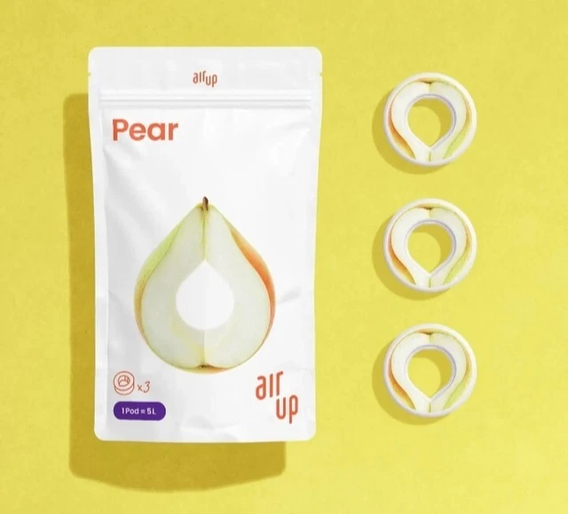 AIR UP WATER bottle pods. Pear flavour (pods only) £12.90 - PicClick UK