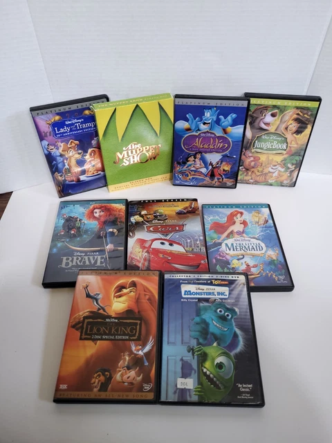 DISNEY DVD MOVIE Collection * Lot of 8 Movies, Season 1 Of The Muppets ...