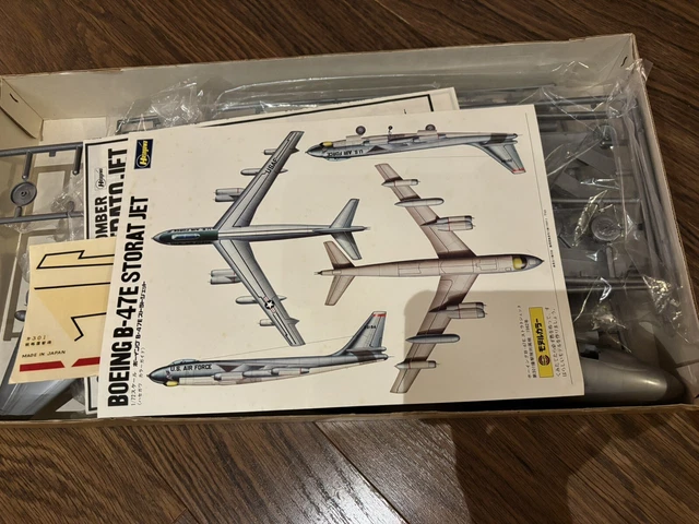 VINTAGE HASEGAWA BOEING U.S. Air Force B-47E STRATO JET Plastic Model ...