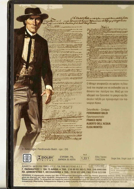 TEXAS ADIEU (FRANCO Nero, Alberto Dell'Acqua, Elisa Montes, Guardiola ...