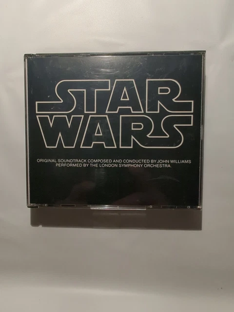 STAR WARS ORIGINAL Soundtrack John Williams 2 CD RSO West Germany $12. ...