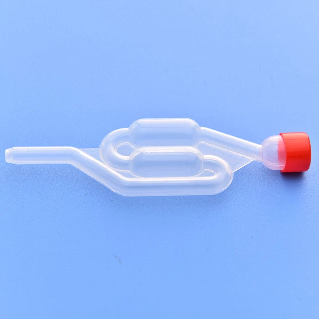 WINE FERMENTATION AIRLOCK Valve Plastic One-Way Exhaust Seal Beer ...