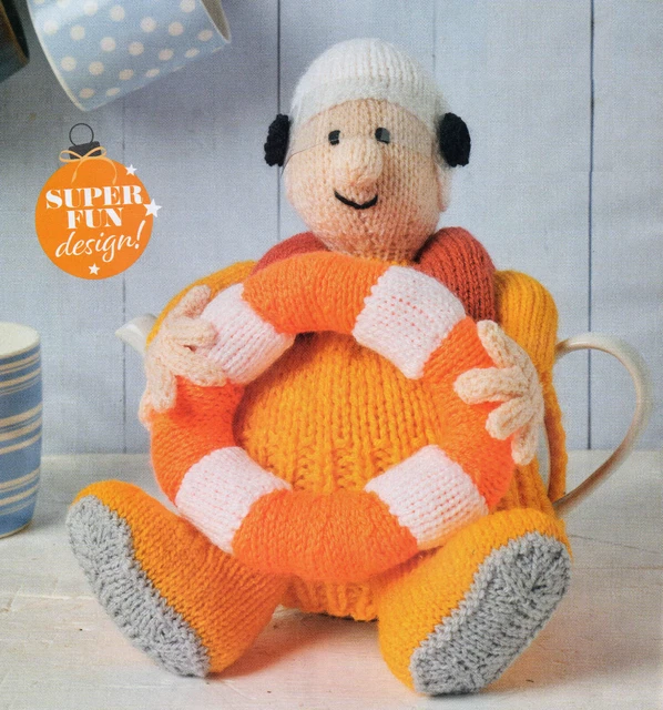 (5701) DK KNITTING Pattern for Fab Lifeboat Crew Tea Cosy!! £1.30 ...
