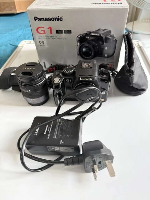 PANASONIC LUMIX DMC G1 12.1MP SLR Digital Camera with 14-45mm Lens ...