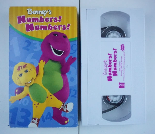BARNEY NUMBERS NUMBERS VHS 2006 Tape Barney Home Video PBS Kids £6.68 ...