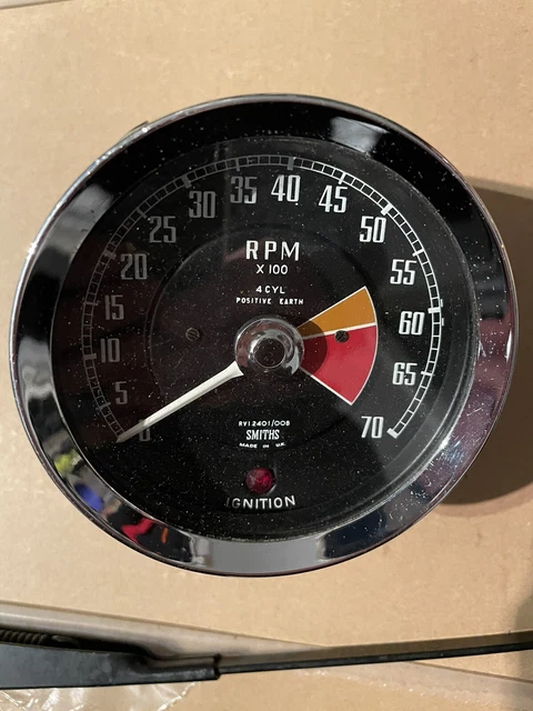 VINTAGE/CLASSIC FORD? MGA? Smiths rev counter Max 7000rpm £61.04 ...