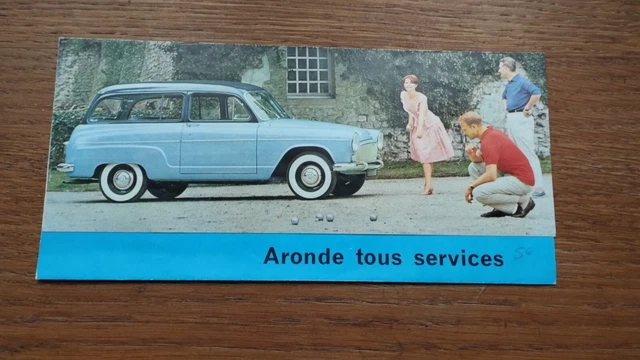 BROCHURE SIMCA ARONDE break Ranch Chatelaine Messagère intendante EUR 5 ...