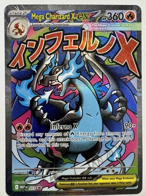 MEGA CHARIZARD X EX Phantasmal Flames UPC PROMO #23 £182.16 - PicClick UK