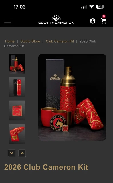 SCOTTY CAMERON 2026 Collectors Kit £198.30 - PicClick UK