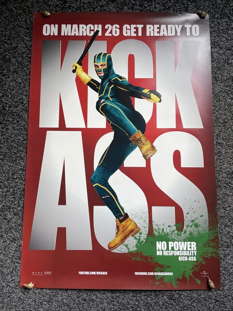KICK-ASS ORIGINAL Cinema One Sheet Film Poster Uk EUR 4,65 - PicClick FR