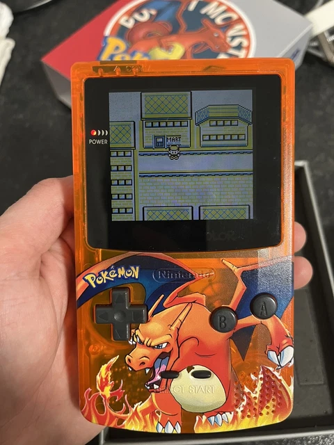POKÉMON IPS BACKLIT Gameboy Colour Charizard + Game Pokémon Yellow £0. ...