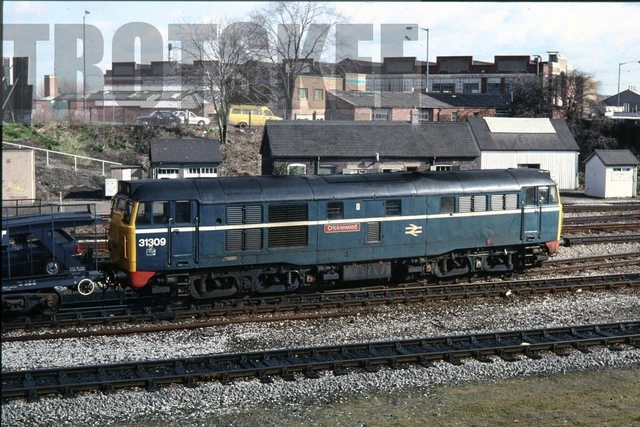 35MM SLIDE BR British Railway Diesel Loco Class 31 31309 Tyseley 1989 ...