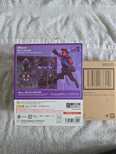 BANDAI S.H. FIGUARTS SH Miles G. Morales Spiderman Across the Spider ...