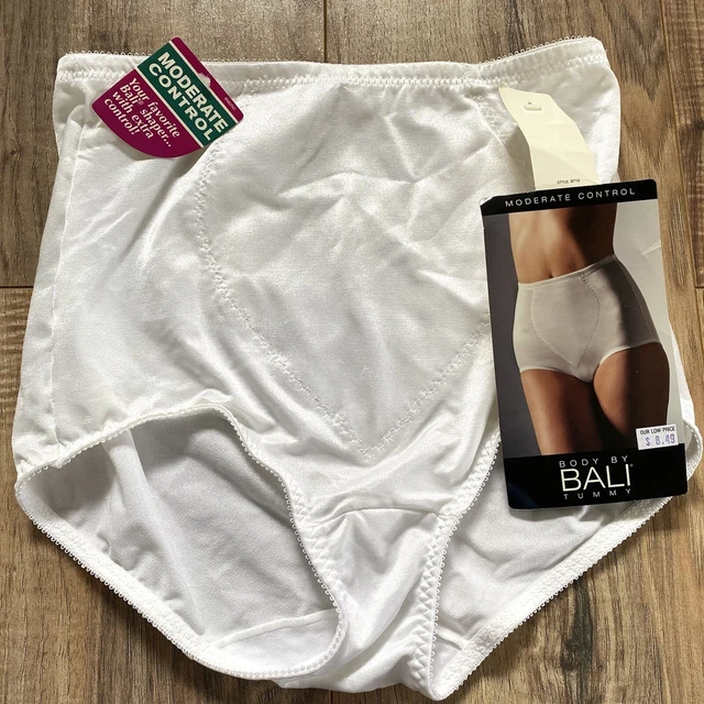 VINTAGE Y2K 2001 Body by Bali Moderate Control Flatten Tummy Briefs ...