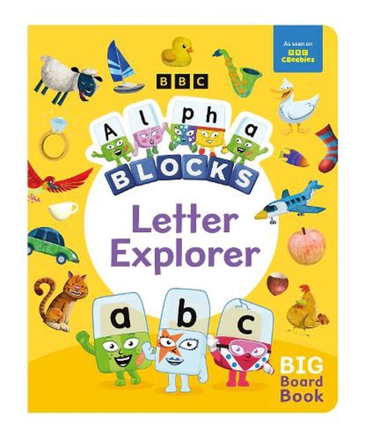 ALPHABLOCKS LETTER EXPLORER: A Big Board Book by Alphablocks Board Book ...