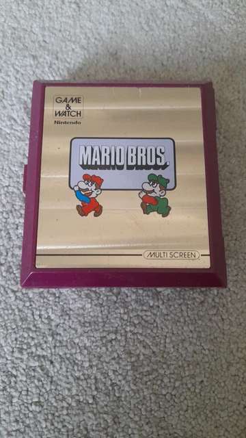 NINTENDO GAME & Watch Super Mario Bros. MW-56 1983 Multi Screen Game ...