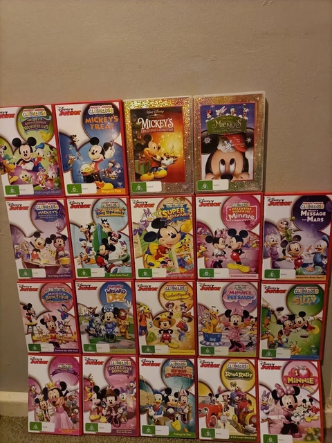 MICKEY MOUSE CLUBHOUSE Dvd Collection X17 And 2 Mickey Xmas DVDs $65.00 ...