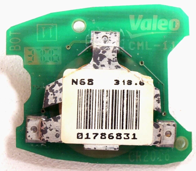 CITROEN PEUGEOT B000787B 2 Button Remote Key Fob Pcb Board - C493 EUR 8 ...