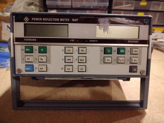 ROHDE & SCHWARZ NAP Power Reflection Meter with option B4 & IEEE ...