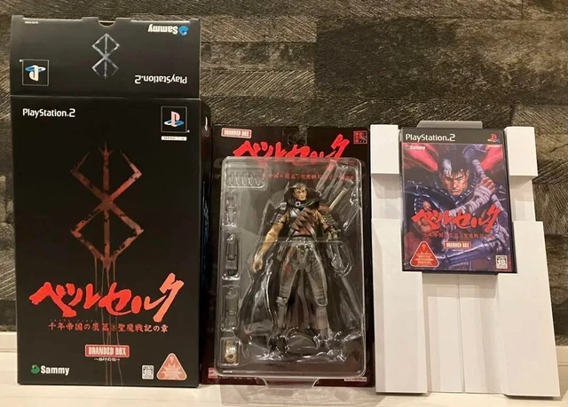 BERSERK MILLENNIUM FALCON PS2 Guts Figure Japan Exclusive Branded BOX ...